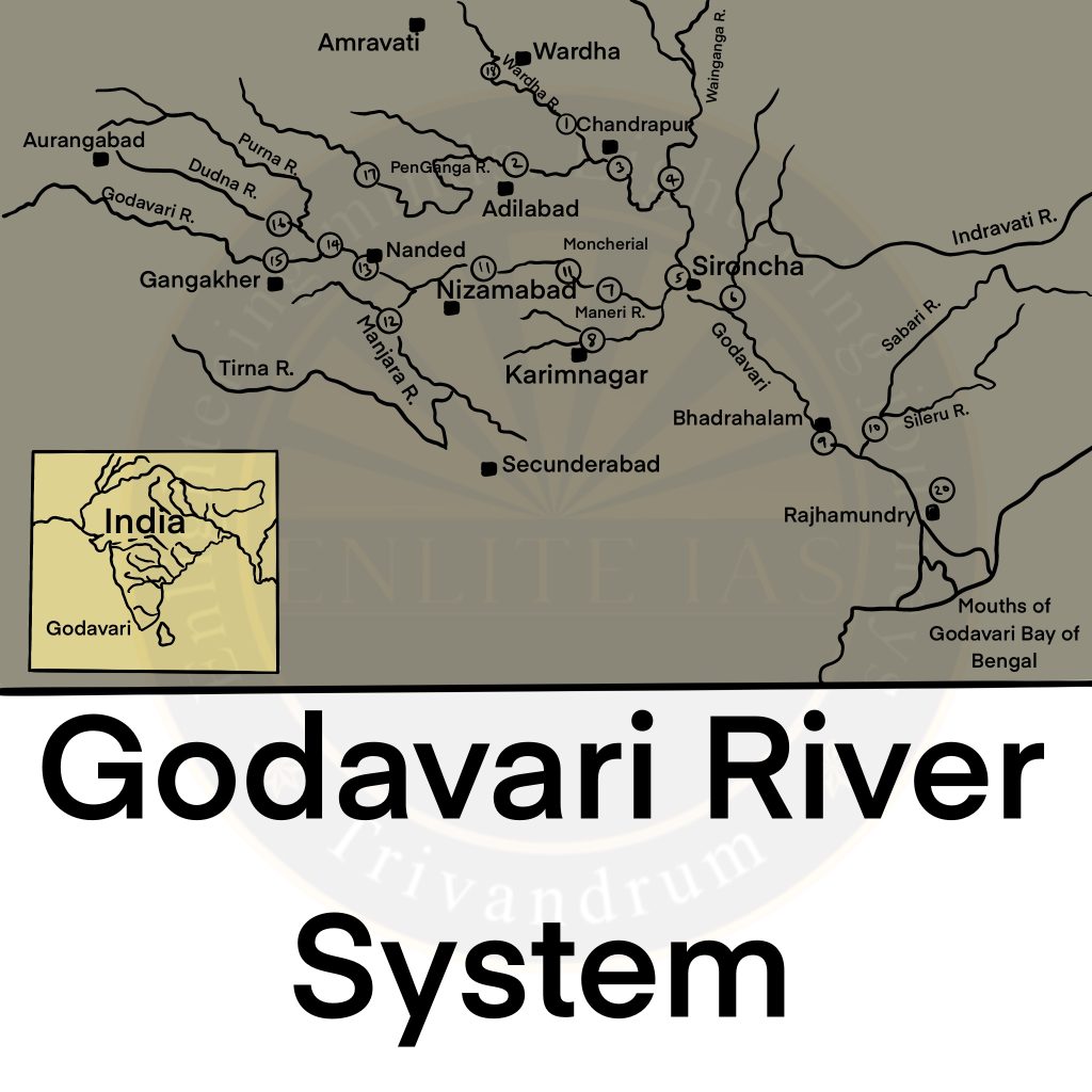 East Flowing Peninsular Rivers: Godavari River System | Enlite Cafe